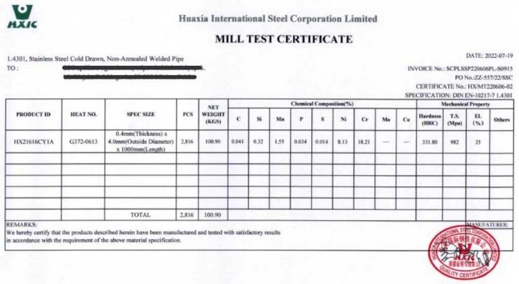 304 Stainless Steel Welded Tube Suppliers - Huaxiao Metal