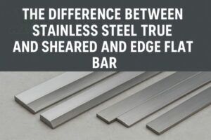 Difference Between Stainless Steel True Flat Bar and Sheared & Edge ...